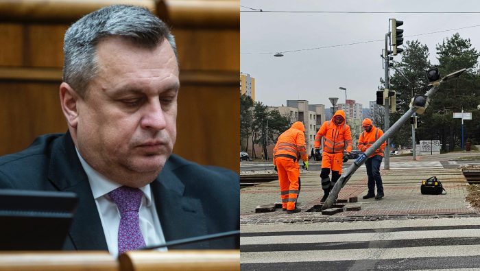 Andrej Danko havaroval: Poškodil križovatku, zdemoloval semafor