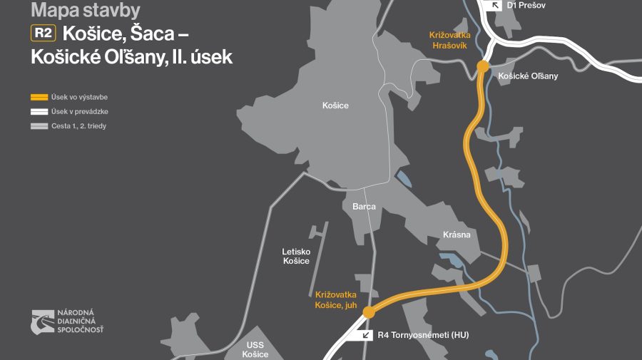 Mapa: Košice sa dočkajú vytúženého diaľničného obchvatu