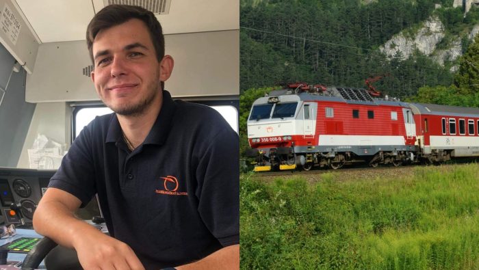 Dominik túžil od detstva pracovať ako rušňovodič