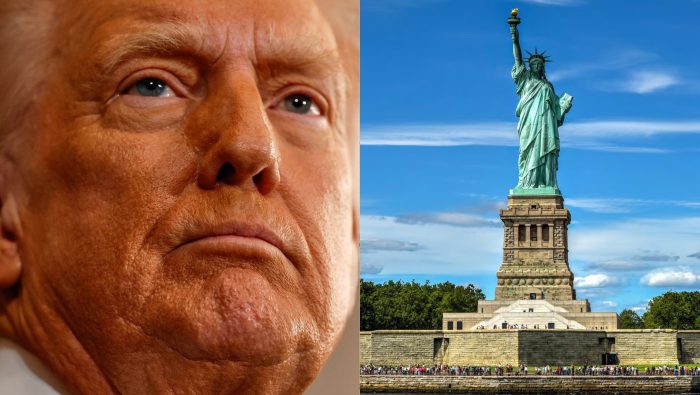 „Vráťte nám Sochu slobody,“ odkázal francúzsky poslanec USA